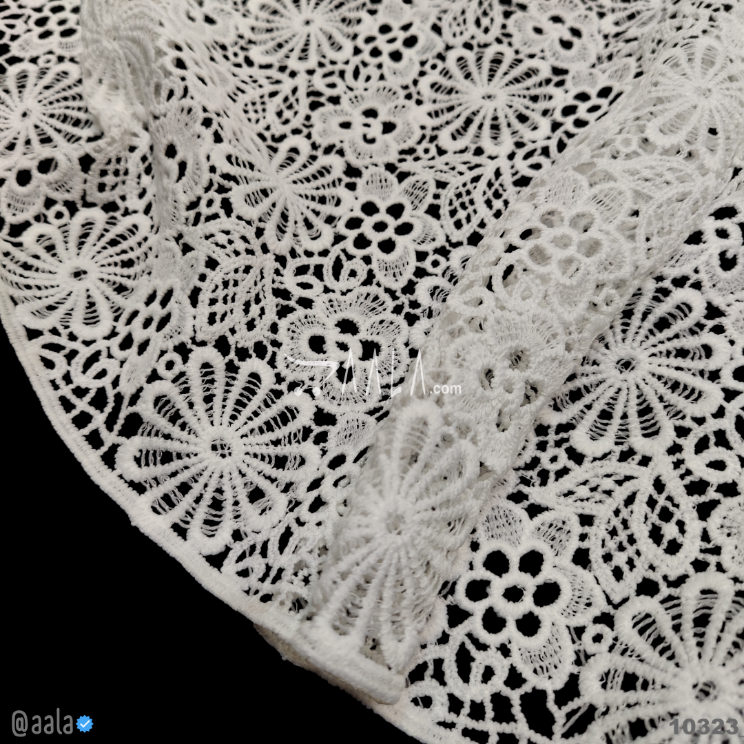 Cutwork-Lace Cotton Cotton 58-Inches DYEABLE Per-Metre